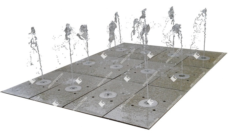 Cut out Fountain 0003 | MrCutout.com