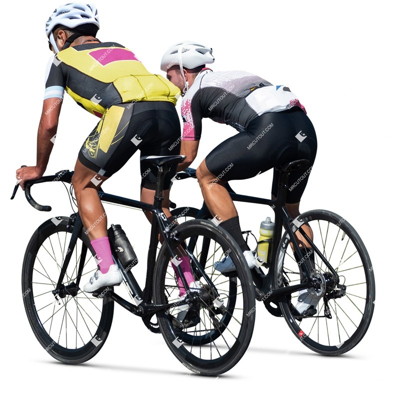 Group of friends cycling people png (18892)